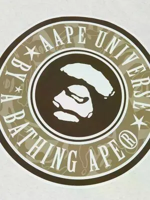 AAPE BY *A BATHING APE Moonface Logo-print T-shirt