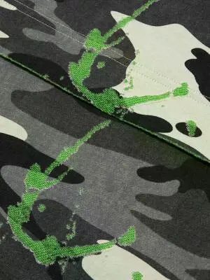 AAPE BY *A BATHING APE Camouflage-pattern Track Pants - Grey