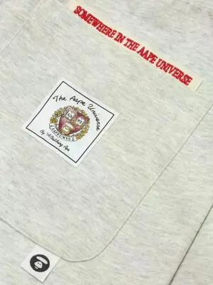 AAPE BY *A BATHING APE Logo-patch Track Shorts