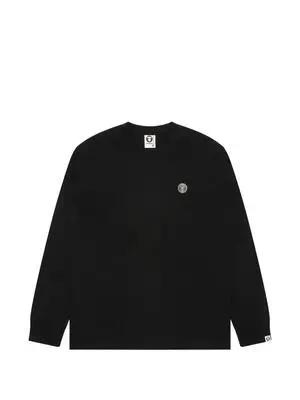 AAPE BY *A BATHING APE Moonface Logo-patch Sweater