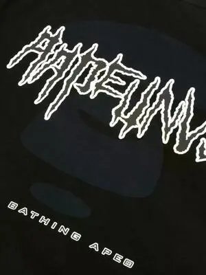 AAPE BY *A BATHING APE Moonface-print T-shirt