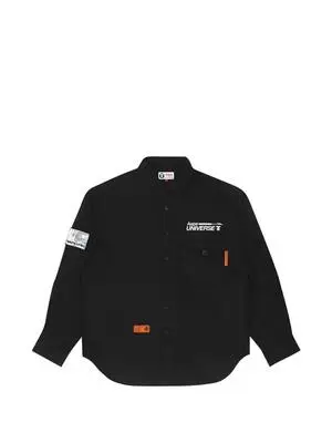 AAPE BY *A BATHING APE Curved-hem Shirt