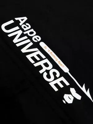 AAPE BY *A BATHING APE Curved-hem Shirt