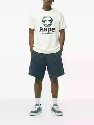 AAPE BY *A BATHING APE Moonface Relaxed Fit Shorts