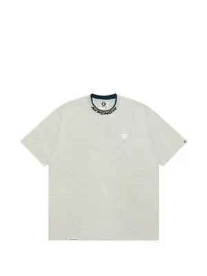 AAPE BY *A BATHING APE Moonface Logo T-shirt - Grey