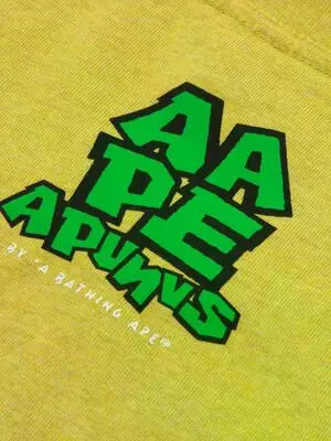 AAPE BY *A BATHING APE Graphic-print T-shirt - Yellow