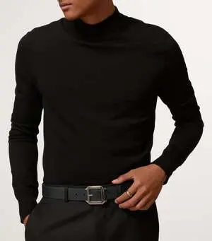 Cartier Leather Reversible Santos De Belt