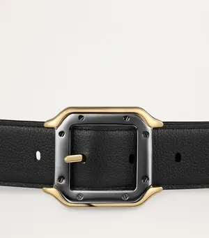 Cartier Leather Reversible Santos De Belt