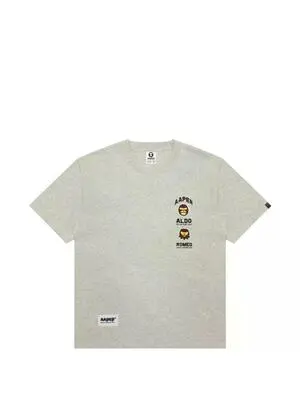 AAPE BY *A BATHING APE Graphic-print T-shirt - Grey