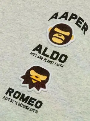 AAPE BY *A BATHING APE Graphic-print T-shirt - Grey