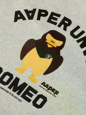 AAPE BY *A BATHING APE Graphic-print T-shirt - Grey