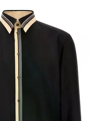 Dolce & Gabbana Martini Striped-trim Silk Shirt
