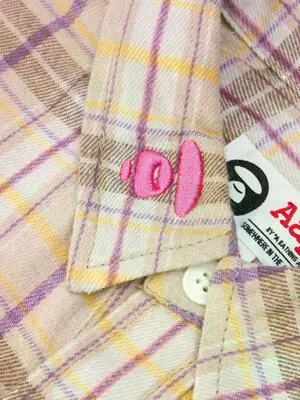 AAPE BY *A BATHING APE Moonface Pocket-detailed Button-down Shirt
