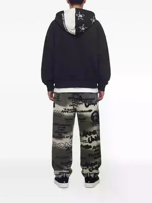 AAPE BY *A BATHING APE Logo-patch Hoodie - Black