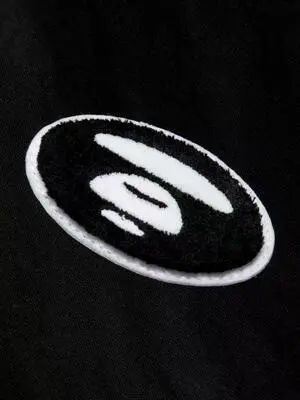 AAPE BY *A BATHING APE Logo-patch Hoodie - Black