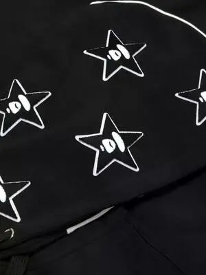 AAPE BY *A BATHING APE Logo-patch Hoodie - Black