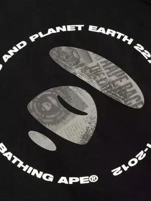 AAPE BY *A BATHING APE Moonface Logo-print T-shirt