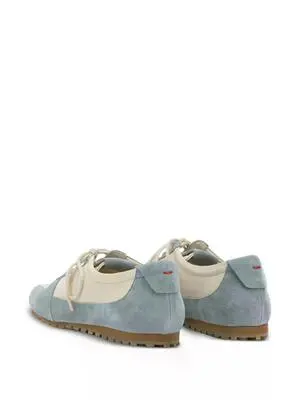 AeydĒ Uma Suede-panelled Sneakers - Blue