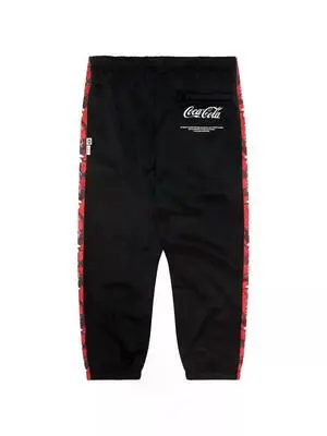 AAPE BY *A BATHING APE X Coca-cola Moonface-patch Camouflage-tape Track Pants