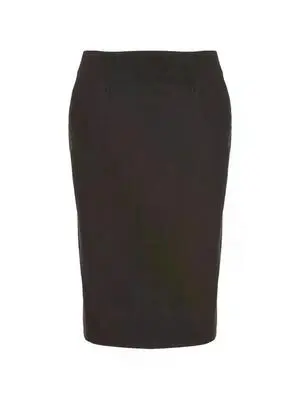 CASTELL Rear-zip-fastening Pencil Midi Skirt