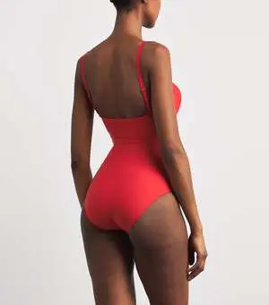 Wolford Mat De Luxe Form Swimsuit - Red