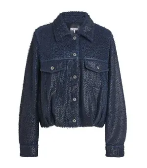 Loewe Lamb Leather Fringe Jacket