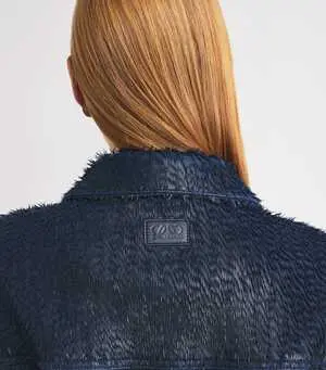Loewe Lamb Leather Fringe Jacket