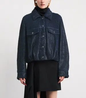Loewe Lamb Leather Fringe Jacket