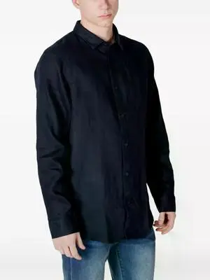 Armani Exchange Buttoned Shirt - Blue