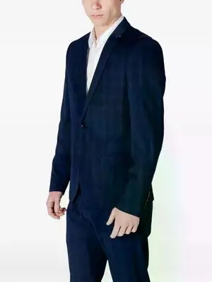 ANTONY MORATO Check-pattern Notched-lapel Blazer