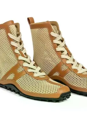 Hermès Kiatsu Mesh-panel Sneakers