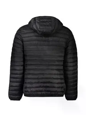 Roberto Cavalli Quilted Hooded Jacket - Black