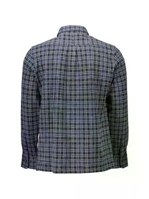 Gant Plaid-pattern Buttoned Shirt - Blue