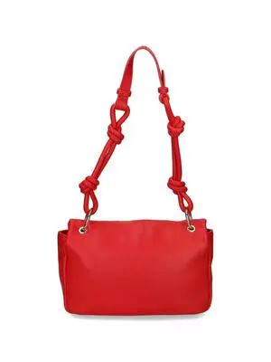 Moschino Logo-plaque Knotted-strap Shoulder Bag - Red
