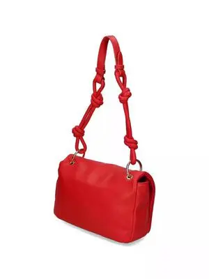 Moschino Logo-plaque Knotted-strap Shoulder Bag - Red