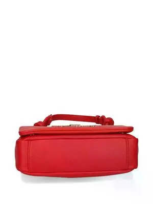 Moschino Logo-plaque Knotted-strap Shoulder Bag - Red