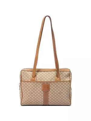 Celine Boston Leather-trim Shoulder Bag