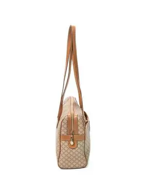 Celine Boston Leather-trim Shoulder Bag