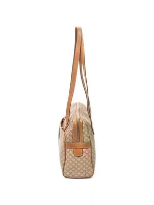 Celine Boston Leather-trim Shoulder Bag