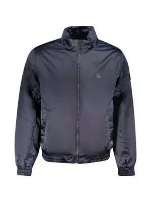 Calvin Klein Logo-embroidered Jacket - Blue