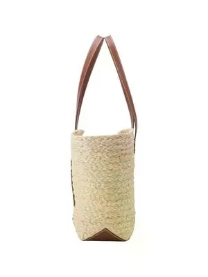 LANVIN Catch Logo-patch Tote Bag - Neutrals