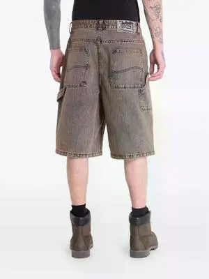 DIME Classic Denim Shorts - Brown