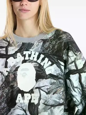 A BATHING APE Tree Edge Camo College Sweatshirt