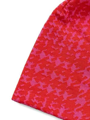 NEWLAND Houndstooth-pattern Beanie