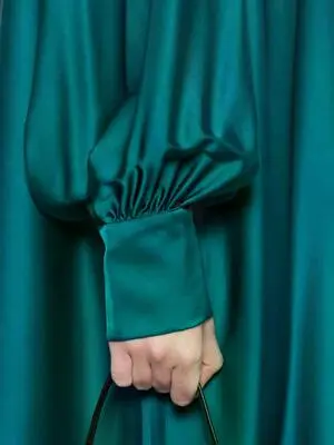 SILKYLICIOUS Nigora Shirt Dress - Green