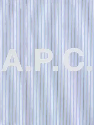 A.p.c. Diane Striped Tote Bag