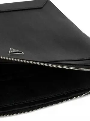 Guess Logo-plaque Documents Bag