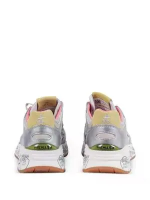 Premiata Mased Sneakers With -tone Finish - Silver