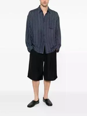 ROLD SKOV Slit Striped Shirt