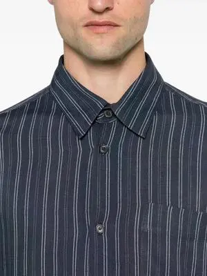 ROLD SKOV Slit Striped Shirt
